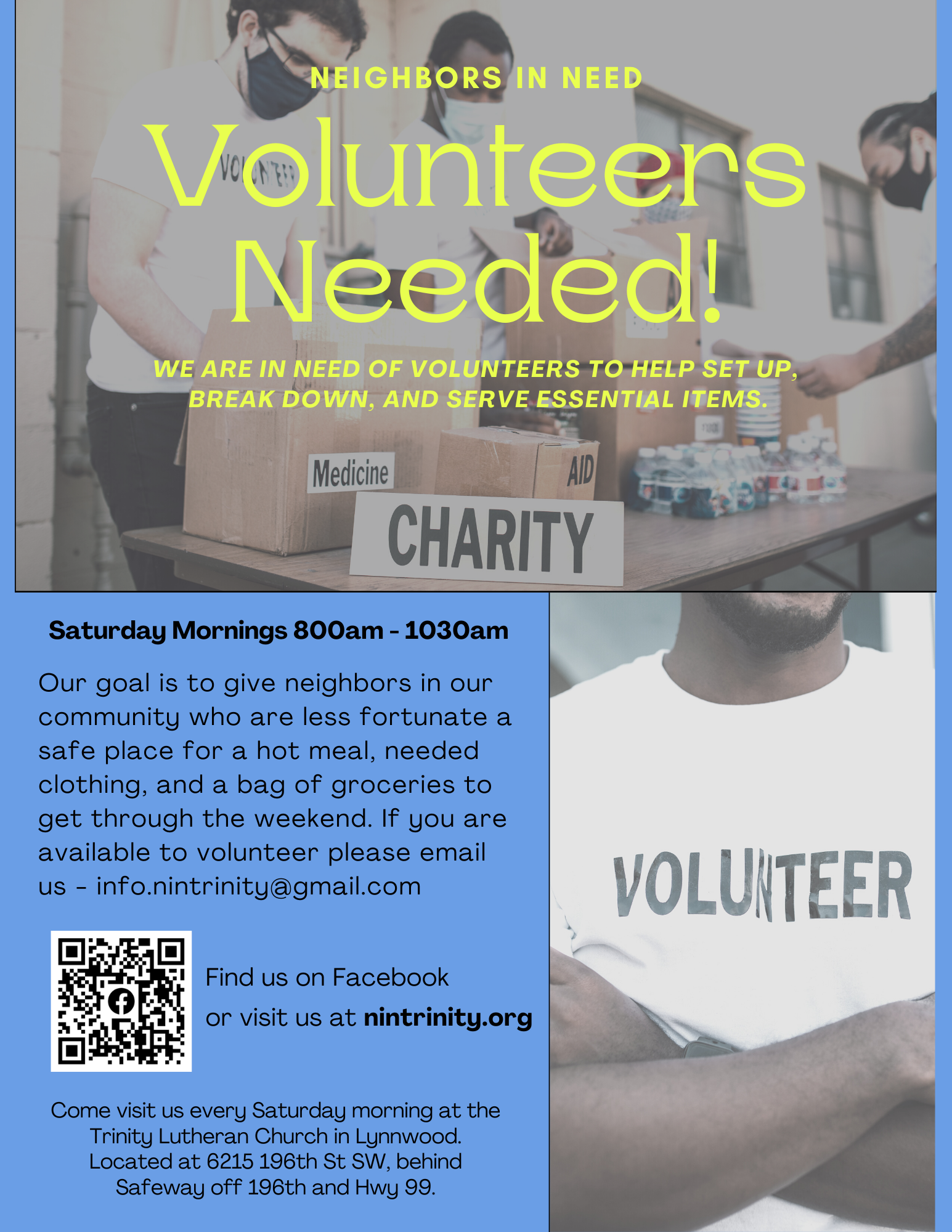 Neighbors in Need is seeking Volunteers - Neighbors In Need